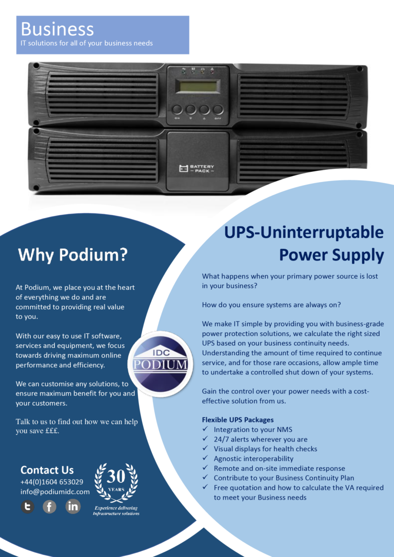 UPS-Business - podiumidc